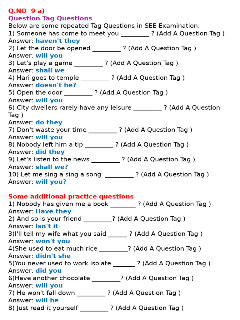 10 English Grammar Practice | PDF