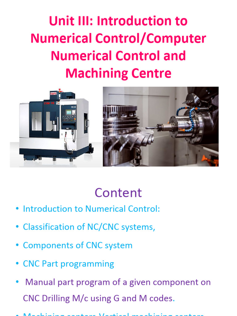 3) Introduction of Numerical Control | PDF | Numerical Control | Machining