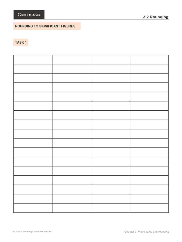 Rounding Practice for Students | PDF