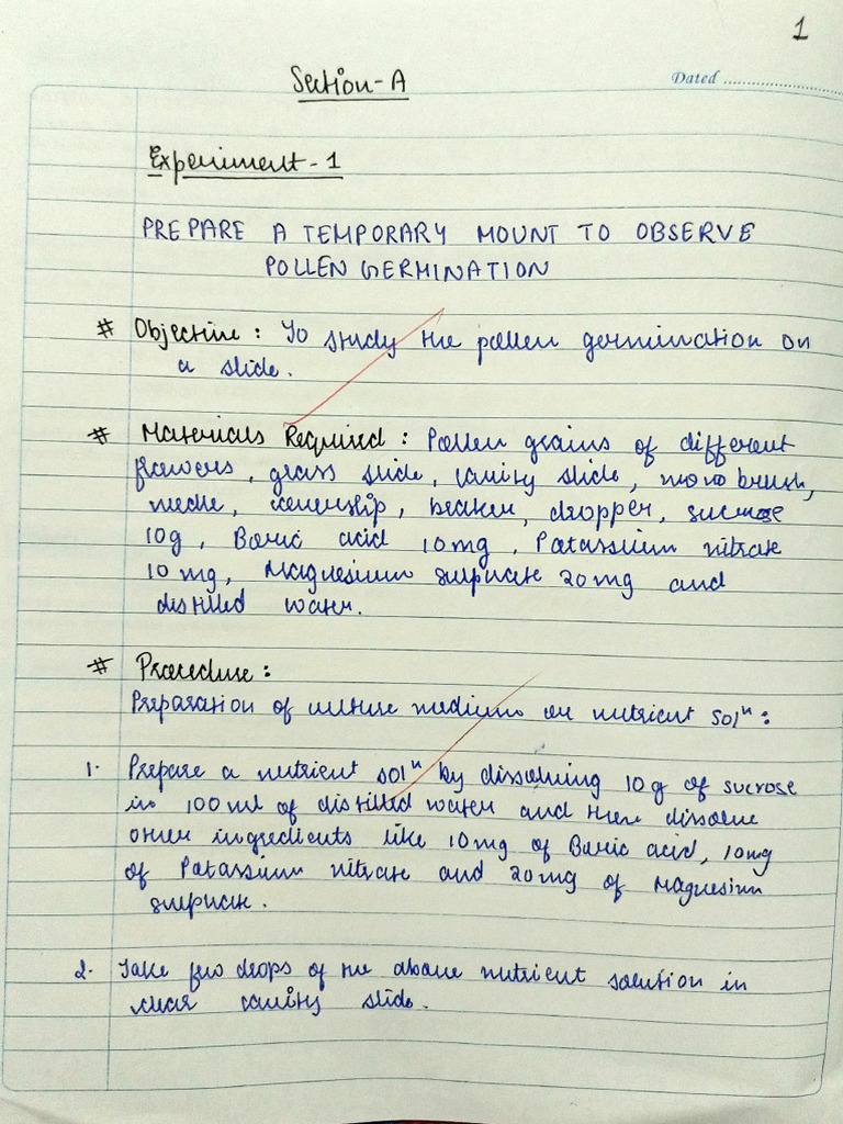 Bio Practical Class 12 PDF 1 | PDF