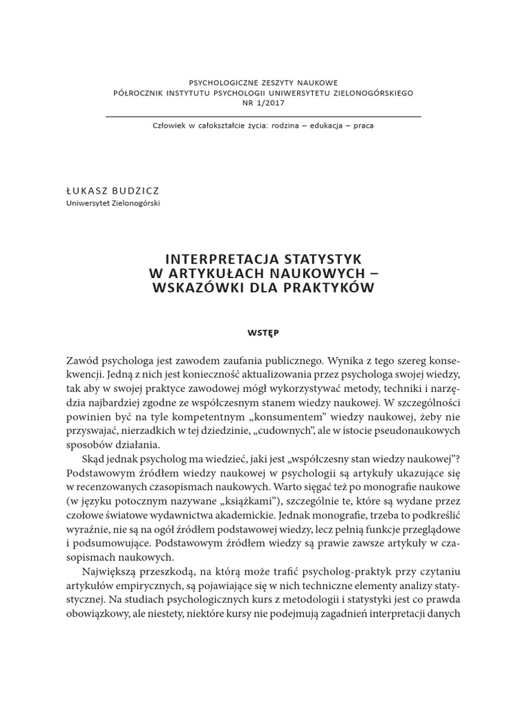 9 Budzicz Interpretacja | PDF