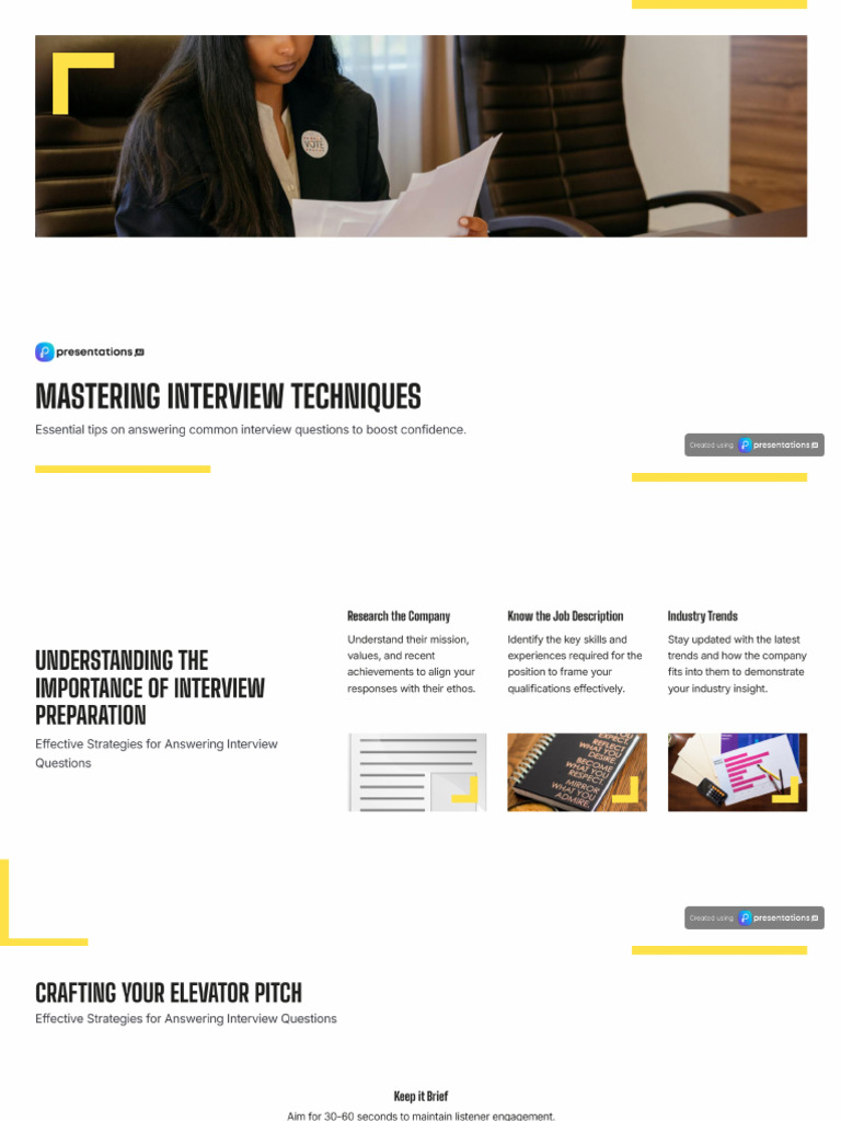 Tips On How To Answer in An Interview | PDF