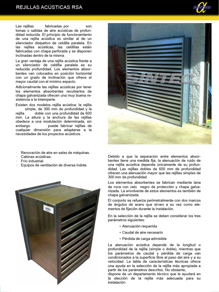 Rejillas Acusticas 2014 Digital-13 | PDF