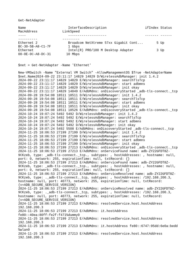 x8wdlog | PDF | Data Transmission | Computer Standards