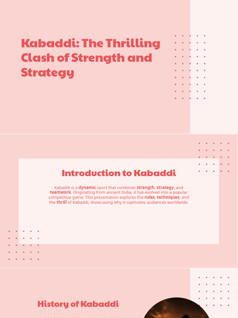 Kabaddi: Strength, Strategy, and History | PDF