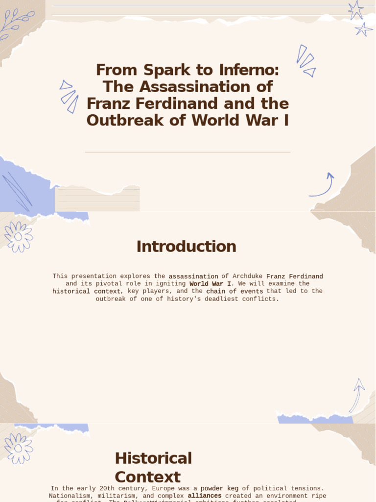 Assassination of Franz Ferdinand: WWI Origins | PDF