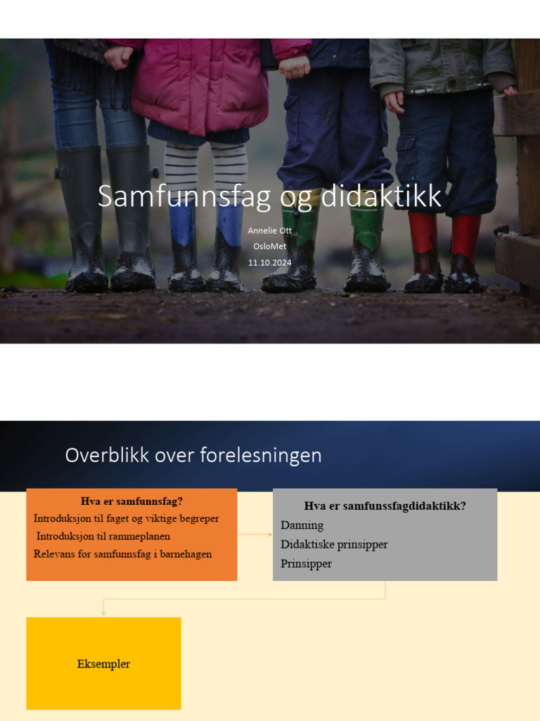 Samfunnsfag Og Didaktikk | PDF