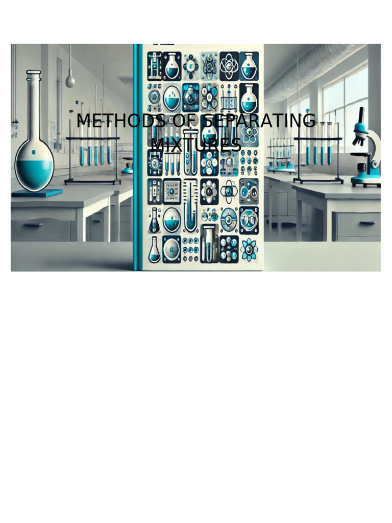 Methods of Separating Mixtures | PDF | Distillation | Mixture