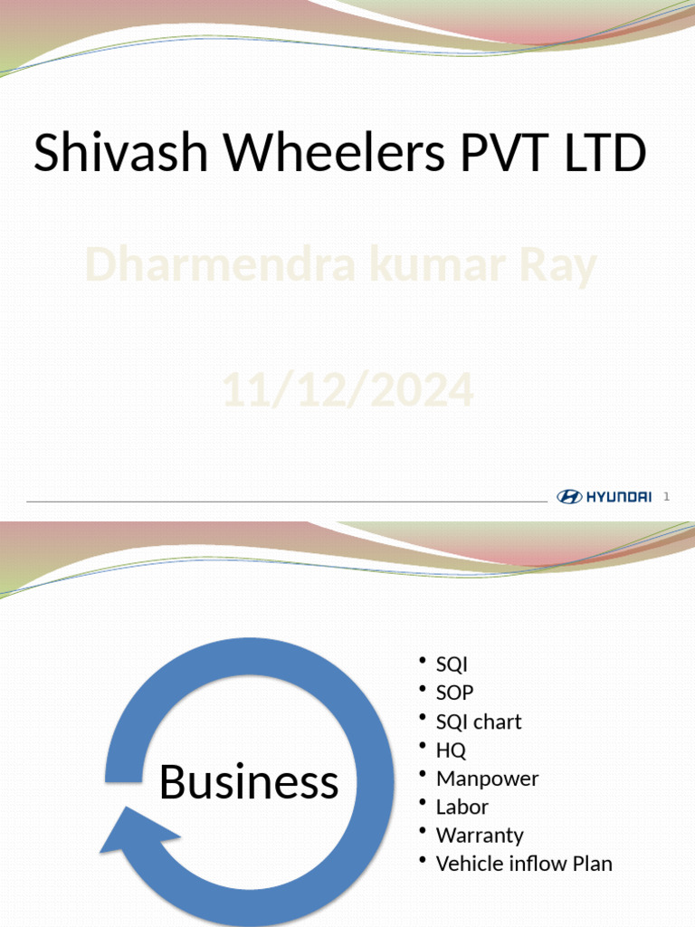 Shivash Wheelers PVT LTD: Dharmendra Kumar Ray 11/12/2024 | PDF
