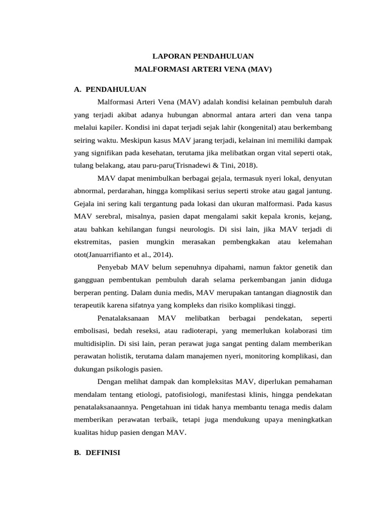 Laporan Pendahuluan | PDF