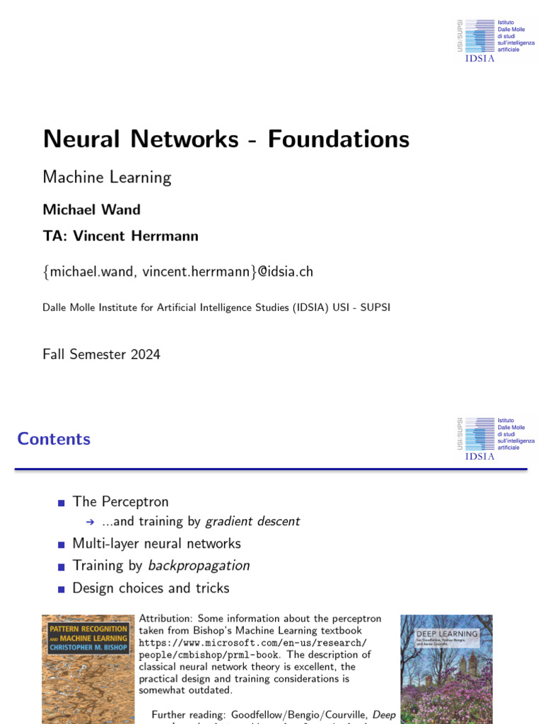 slides_nn | PDF | Artificial Neural Network | Support Vector Machine