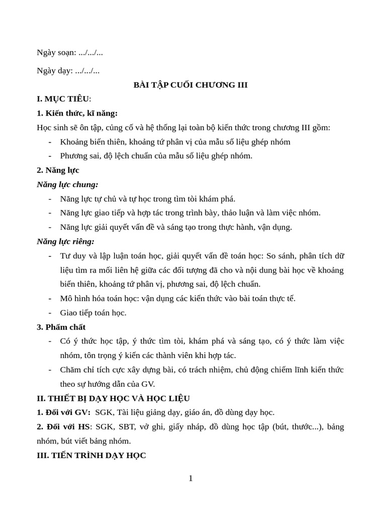 Baitapcuoichuong 3 Vds | PDF