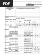 PSC Form 3-2 - Job Application Form | PDF