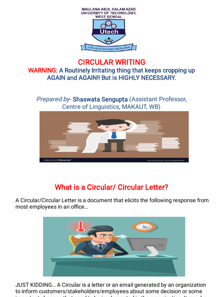 CIRCULAR WRITING(class2) | PDF