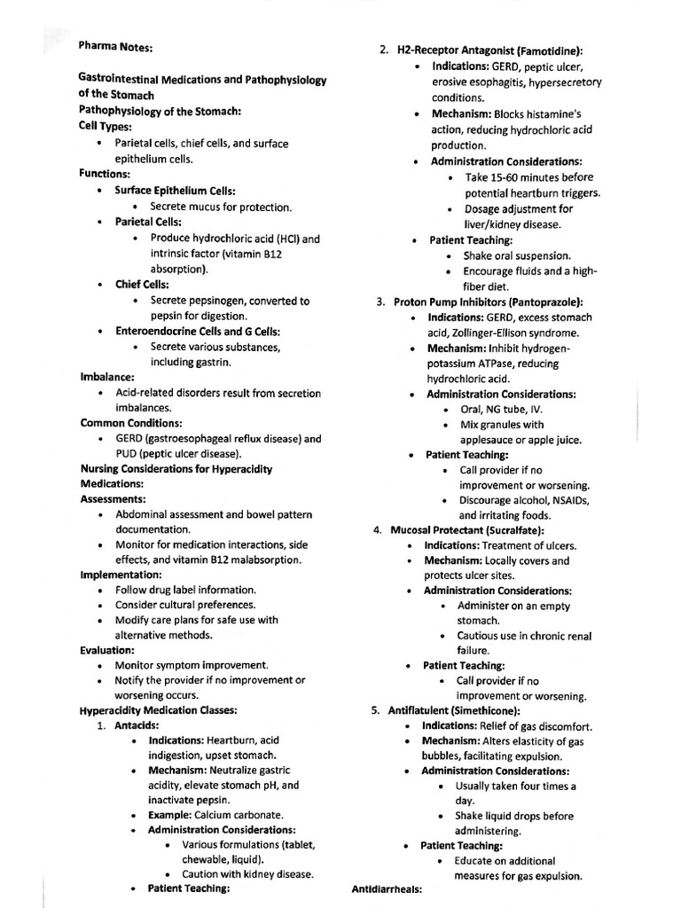 Pharma Notes | PDF