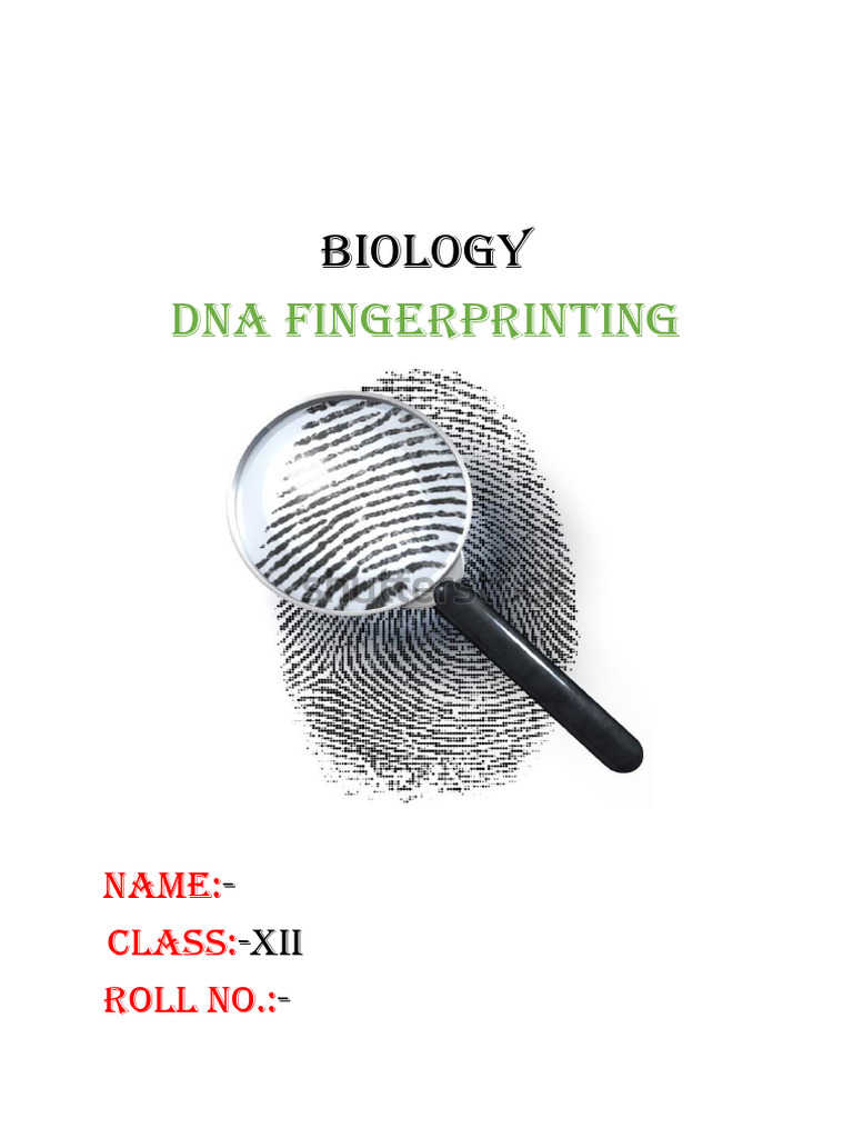 Bio-Project dna | PDF | Dna Profiling | Single Nucleotide Polymorphism