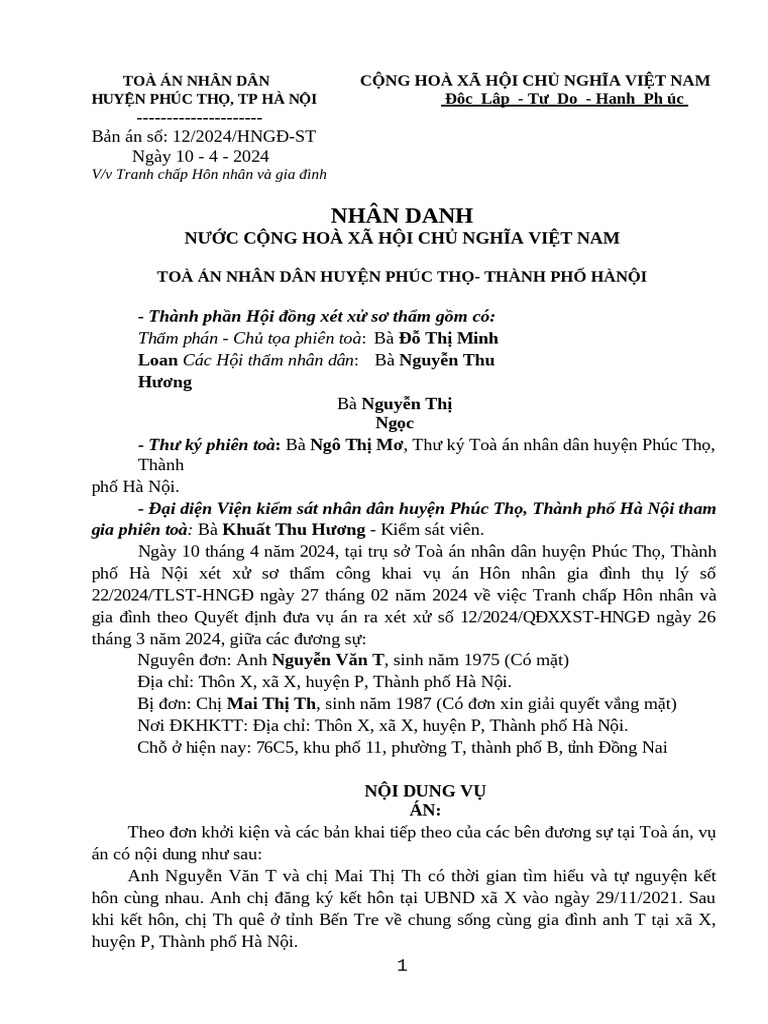 12 - 2024 - HNGD-ST - Ha Noi | PDF