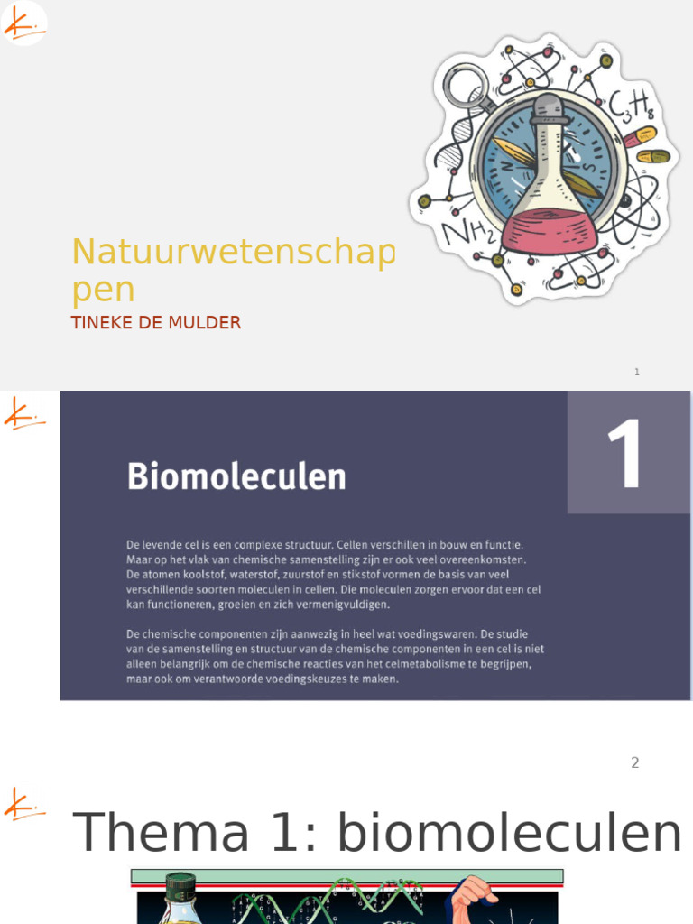 NW5 Thema 1 Biomoleculen NW - Kopie | PDF