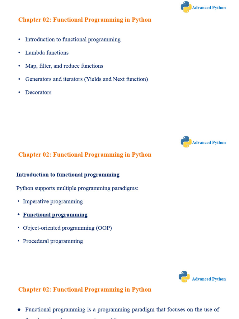 Advanced - Chapter 02 | PDF | Anonymous Function | Functional Programming