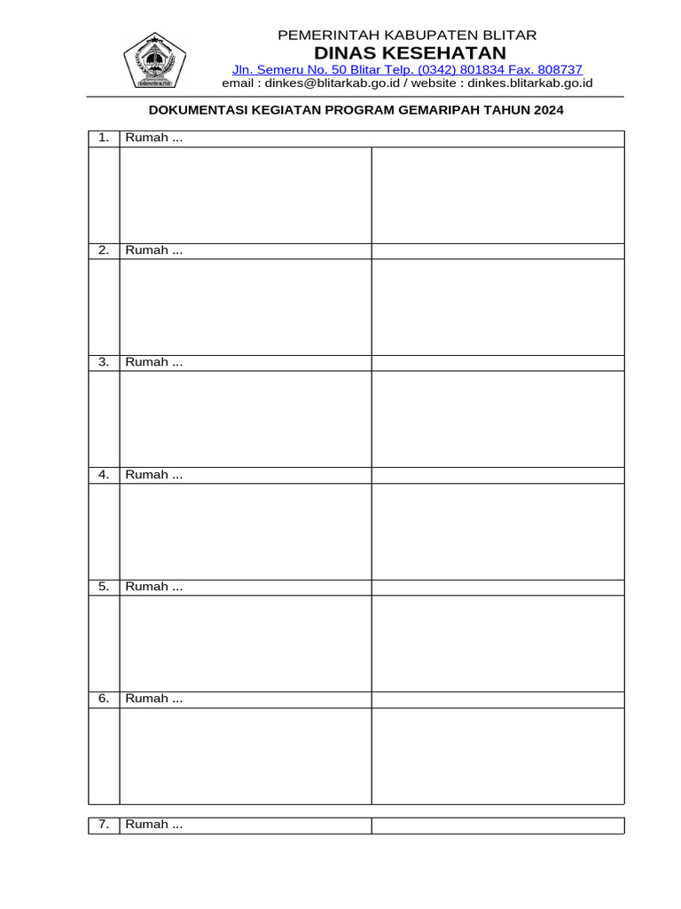 6. FOTO GEMARIPAH (2 Foto Per Rumah, Print Rangkap 2) | PDF