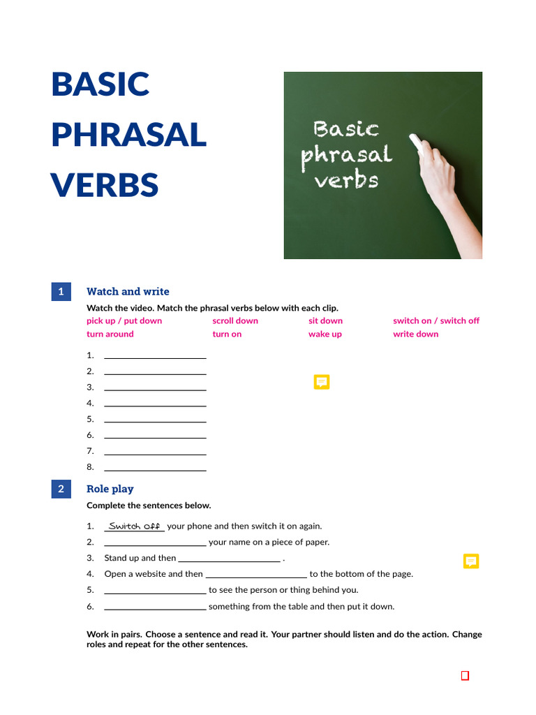Phrasal Verbs_Social Expressions Worksheet | PDF | Object (Grammar) | Verb