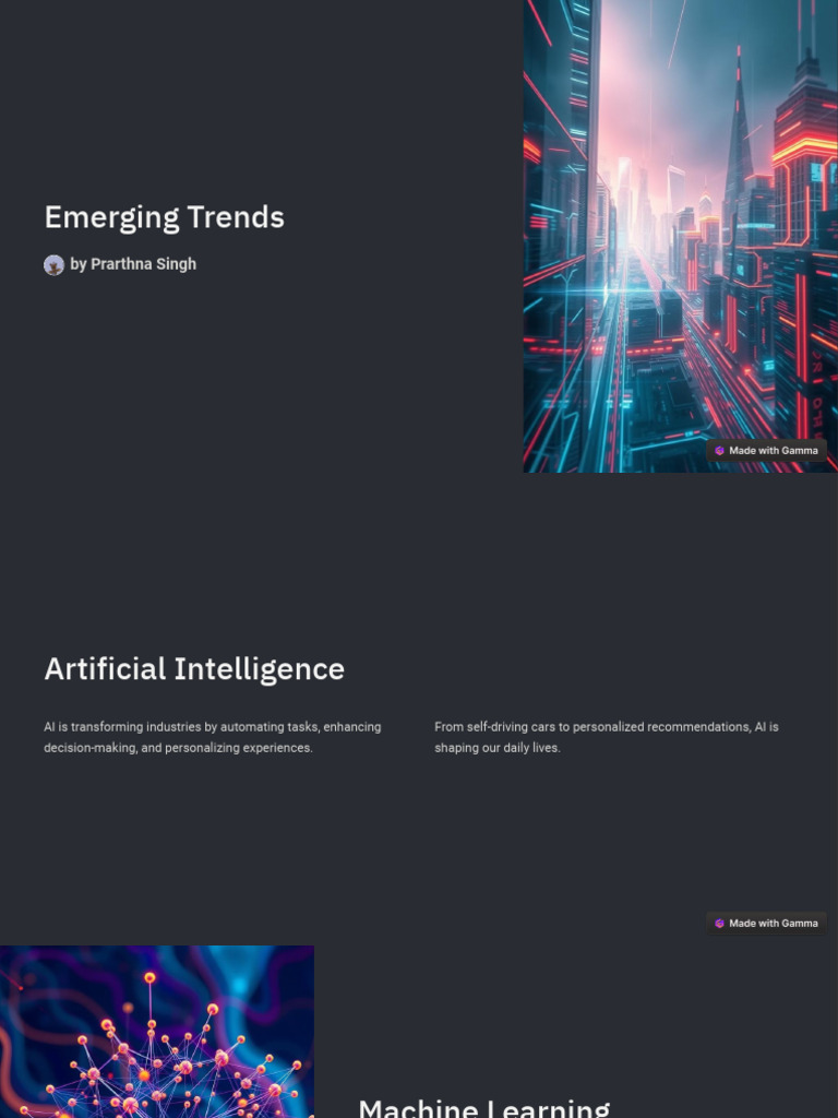 Emerging Trends Pdf Machine Learning Artificial Intelligence