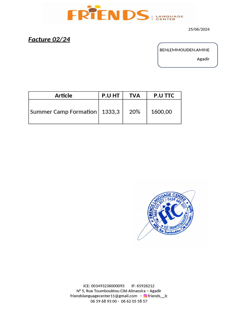 Facture 2 | PDF