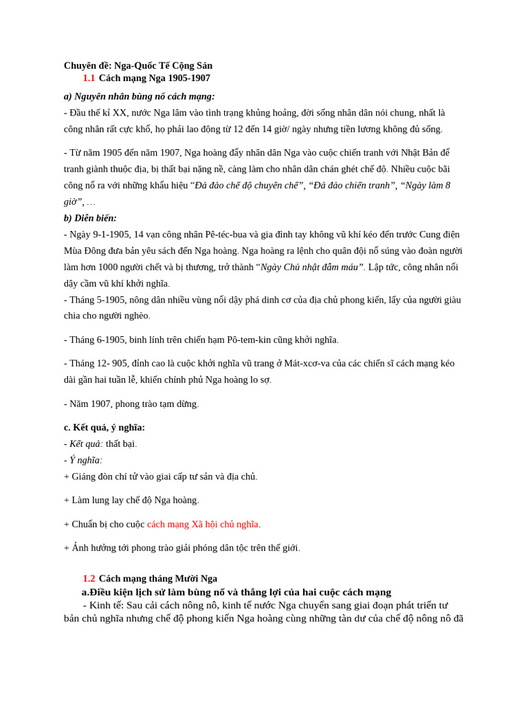 CMT10-Quốc Tế Cộng Sản | PDF