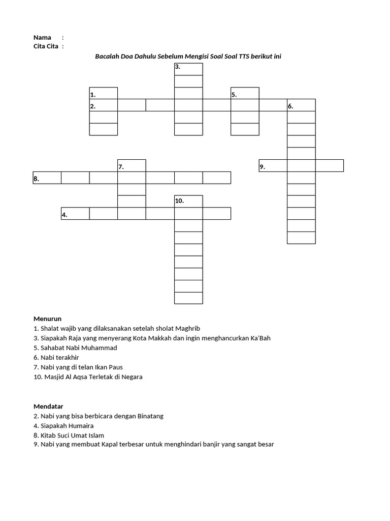 TTS Untuk Anak | PDF