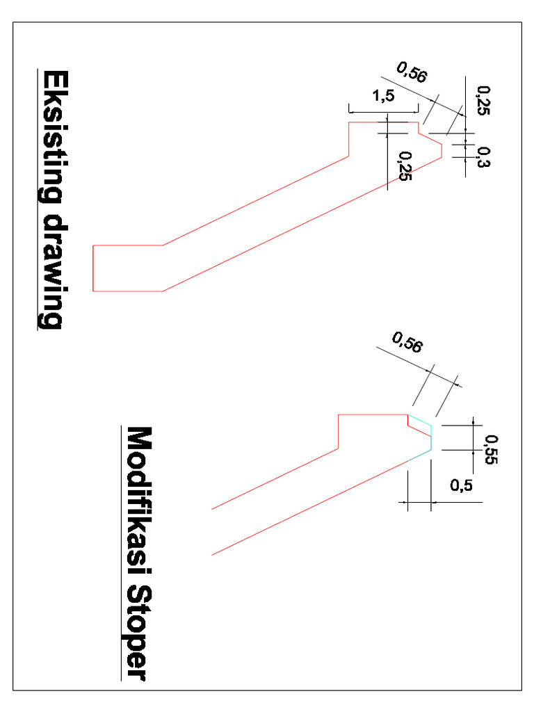 Modifikasi Stopper HL MC1 | PDF