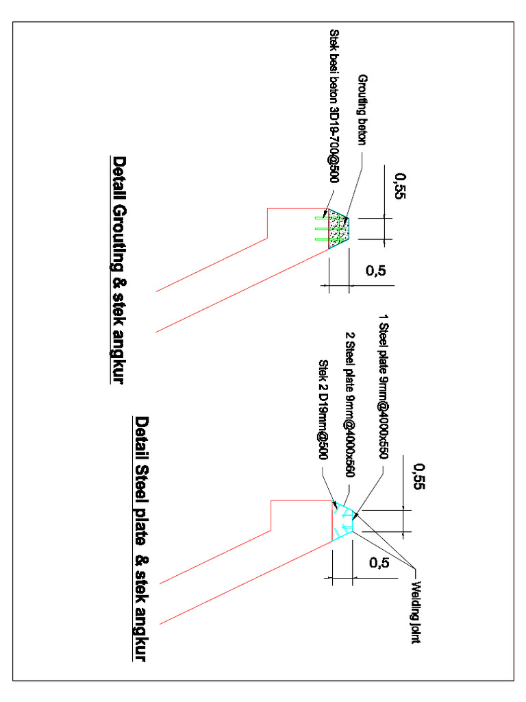 Detail Stopper Plate&Grouting | PDF