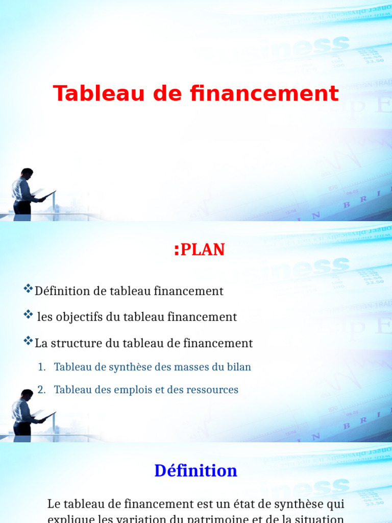 Tableau de Financement | PDF | Bilan comptable | Capitaux propres
