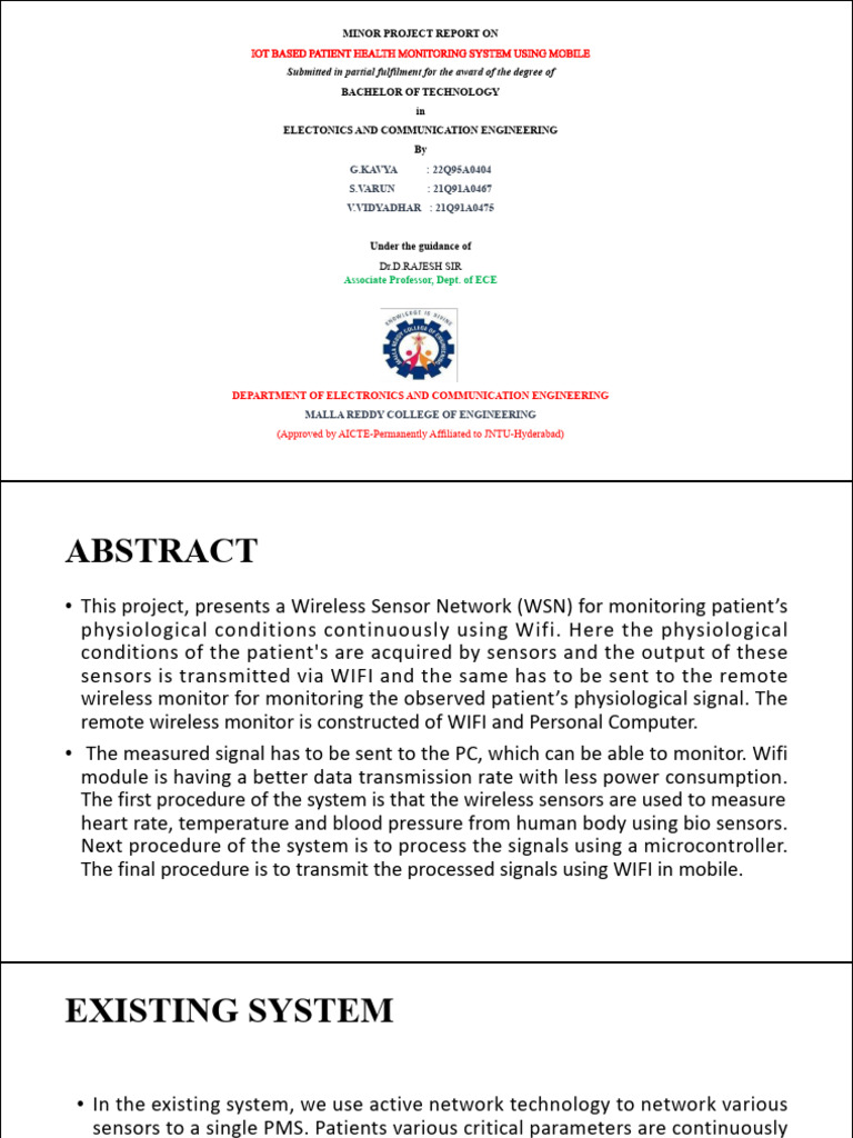 Major Project Review.. | PDF | Arduino | Wi Fi