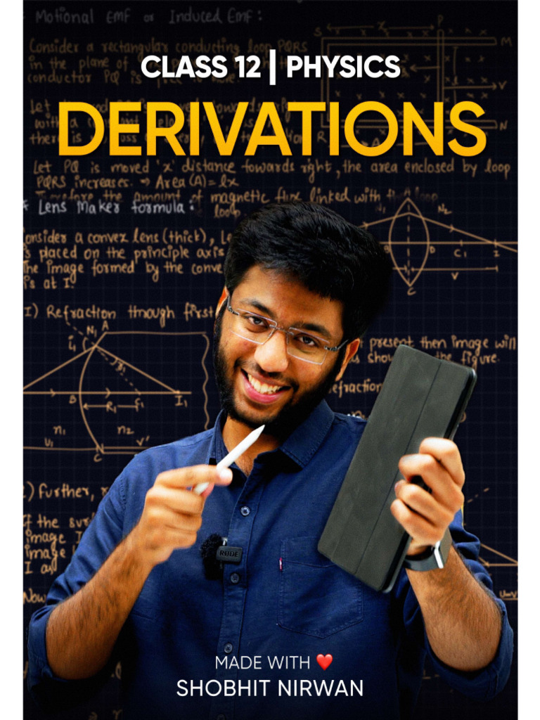Derivations Physics | PDF