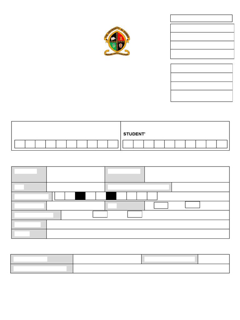 UNZA 2023 Application Form Guide | PDF | University And College ...