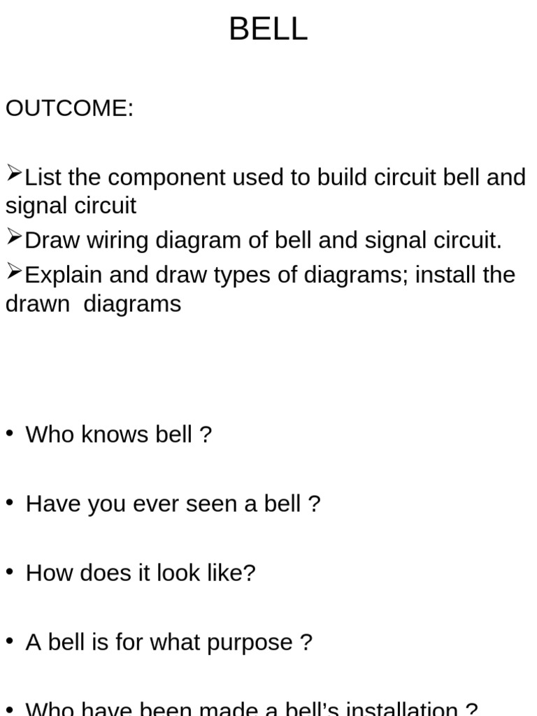 Electric Bell Project-1 | PDF | Transformer | Electrical Engineering