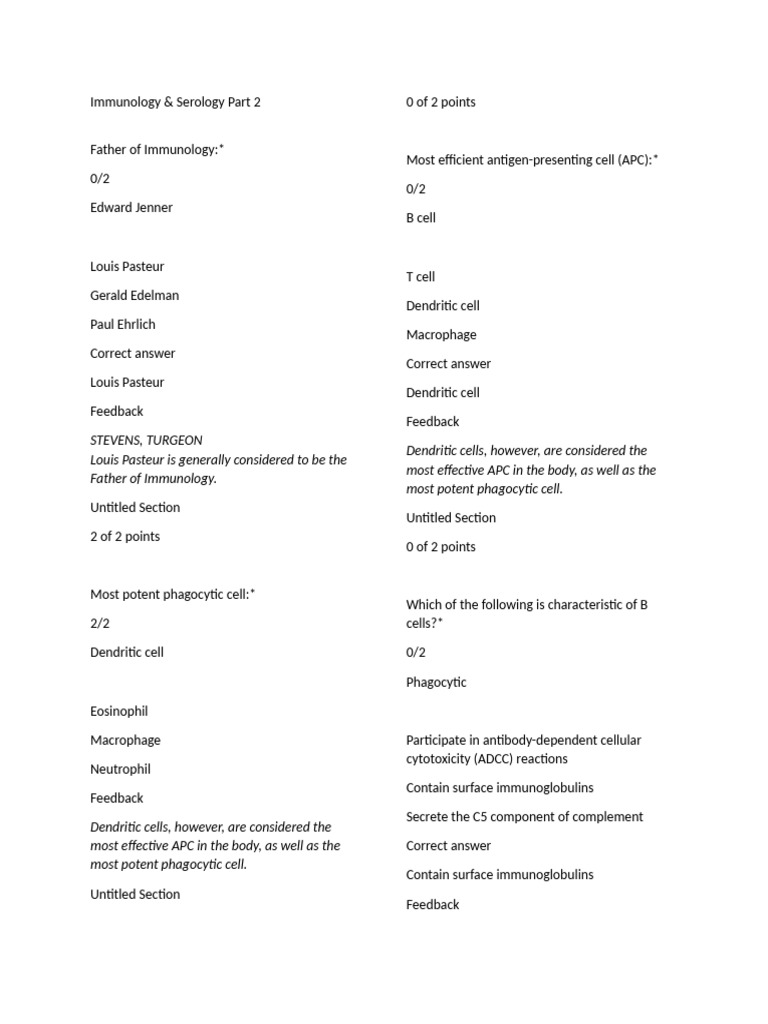 Immunology & Serology Part 2 | PDF | Immune System | Antibody