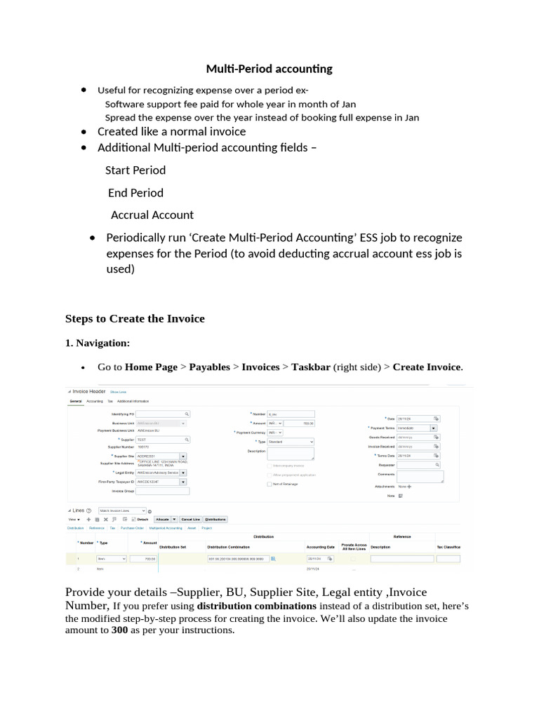 Multi-period accounting | PDF | Accounts Payable | Expense