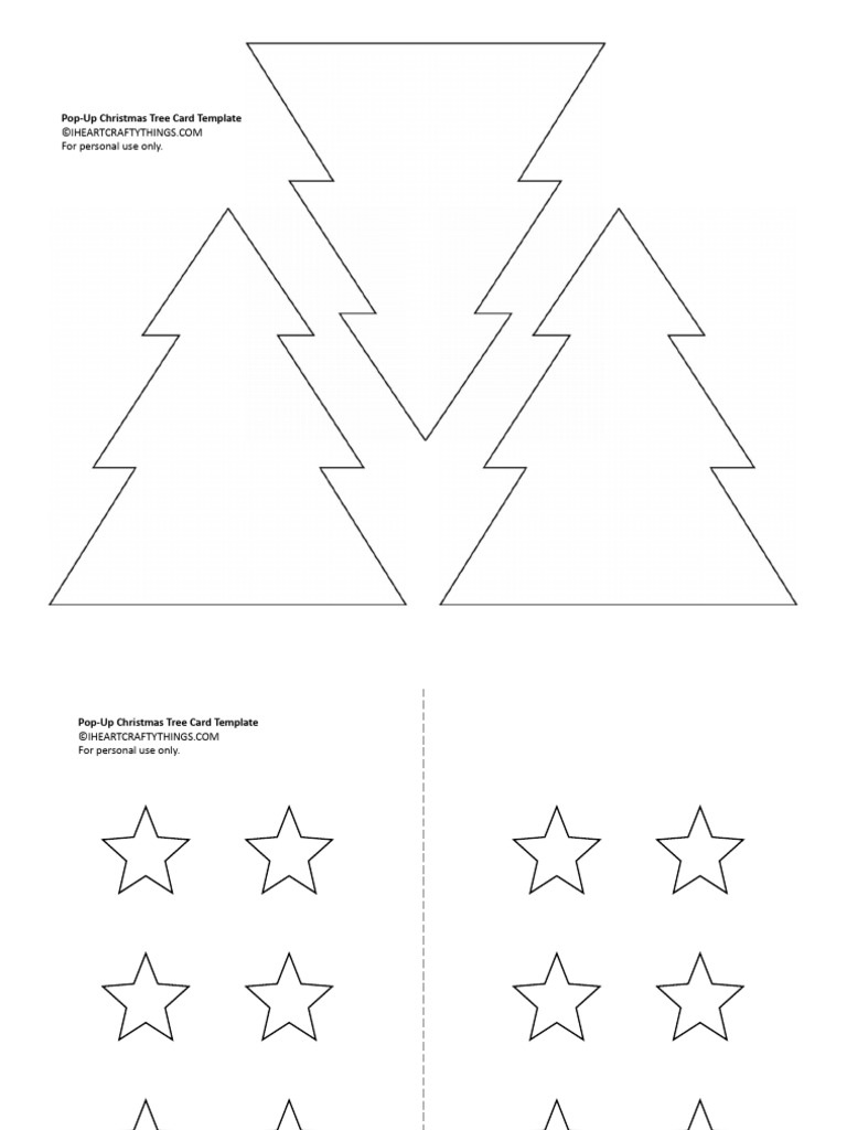 3d Christmas Card Template | PDF