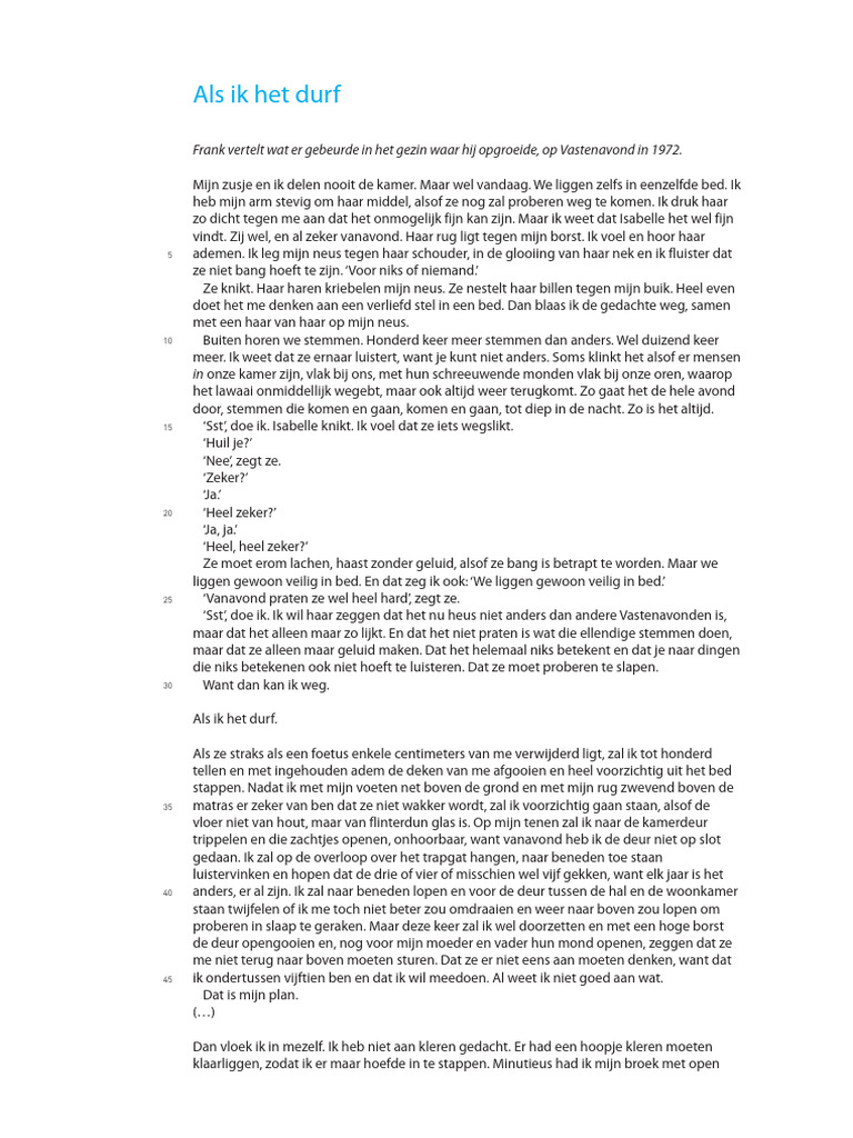 NL Tekst 2.2 Fictie | PDF