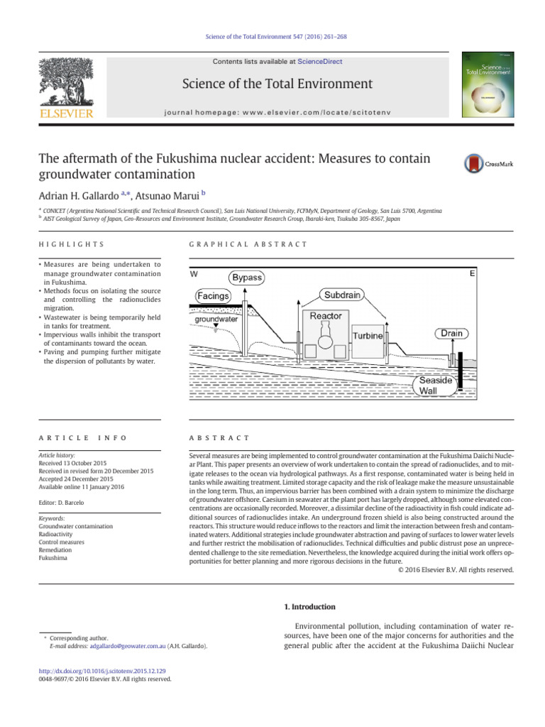 The Aftermath of The Fukushima Nuclear Accident Measures To Contain ...