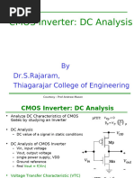 Lecture 2a - MOSCMOS Inverters | PDF | Cmos | Mosfet