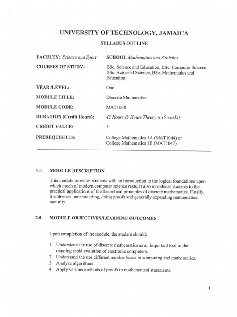 Discrete maths | PDF