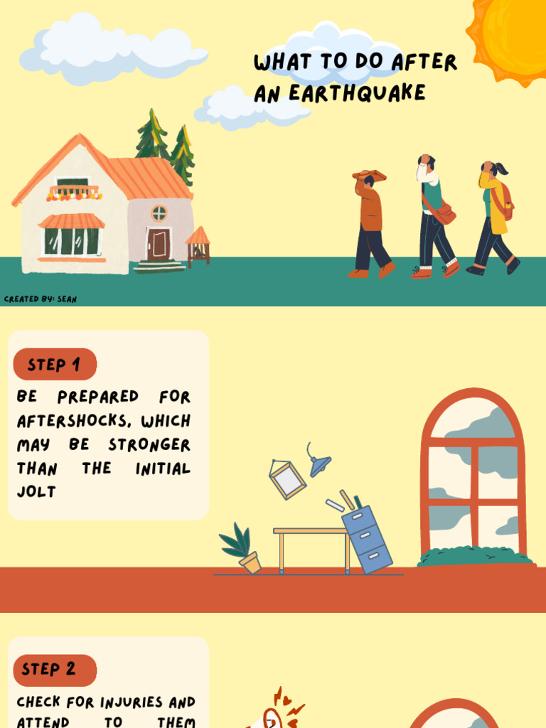 What To Do After An Earthquake | PDF