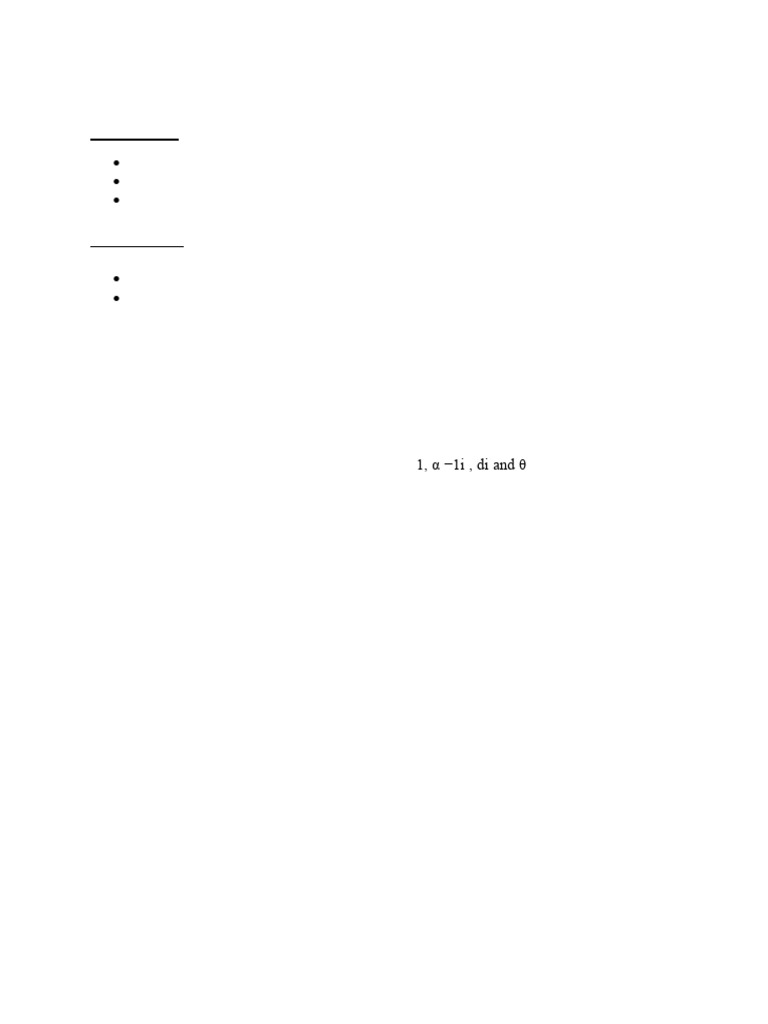 Forward and Inverse Kinematics A&R | PDF | Kinematics | Equations