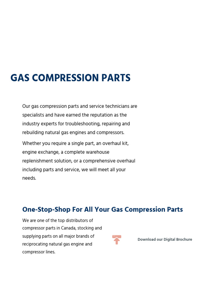 Gas Compression Parts _ Surepoint Group | PDF | Piston | Valve