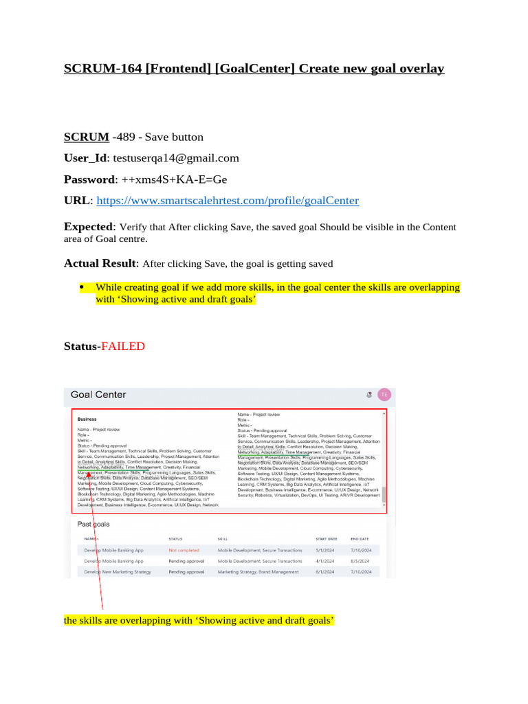 Defects-Retesting On SCRUM-164 | PDF