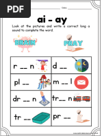 Comprehensive List of Ay Sound Words | PDF