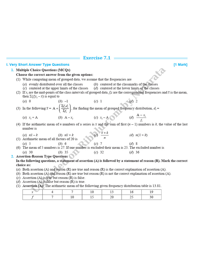 Statistics Extra Questions Class 10 Maths Chapter 14 With Answers | PDF ...