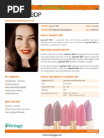 Lipocire A SG Brochure | PDF | Palm Oil